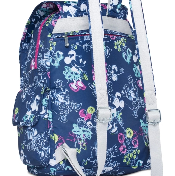 Kipling | Bags | Nwt Kipling Disney Mickey Minnie Mouse City Backpack ...